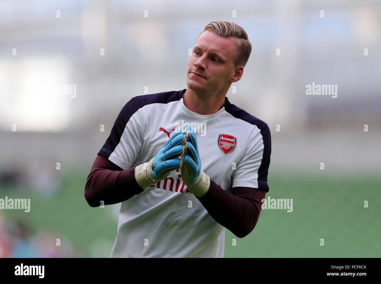 Arsenal's Bernd Leno during the pre-season friendly match at the Aviva ... Arsenal's Bernd Leno during the pre-season friendly match at the Aviva ...
