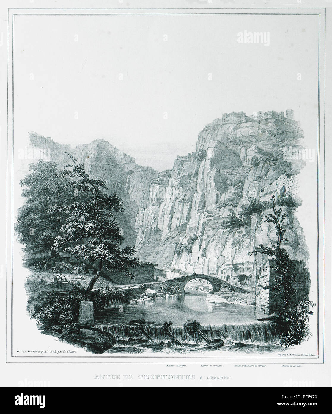 52 Antre de Trophonius a Lébadé - Stackelberg Otto Magnus Baron De ...