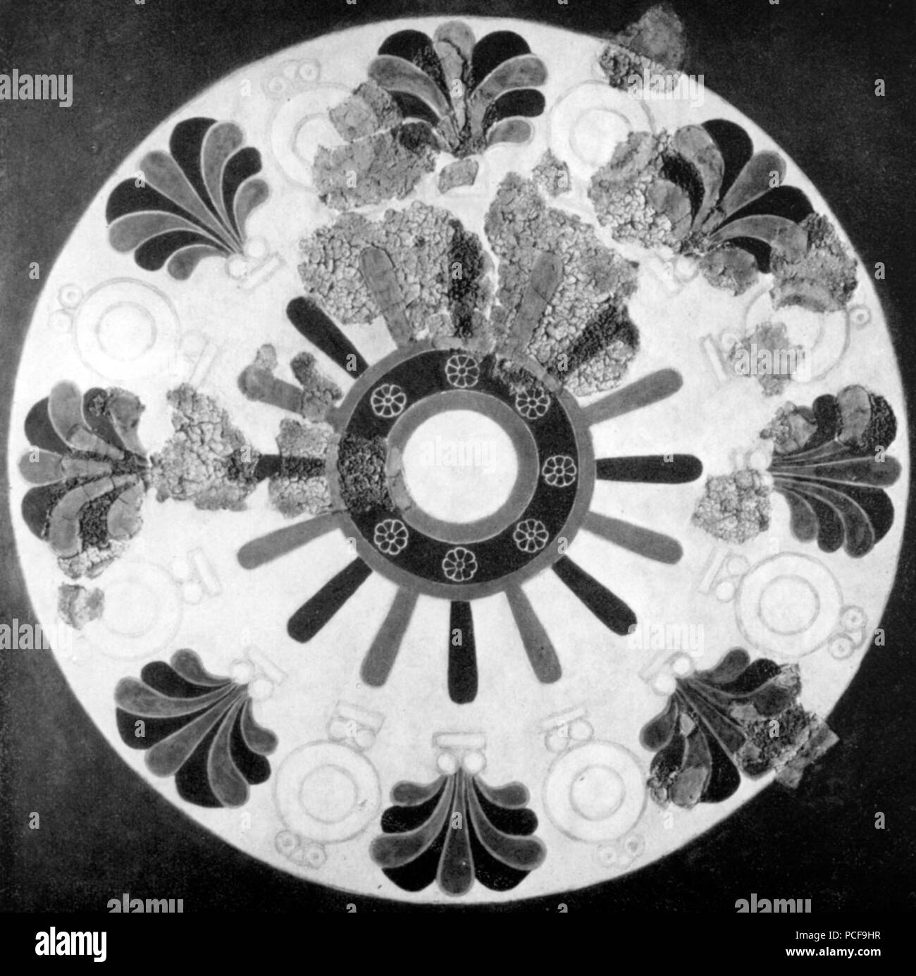 Murals fresco painting in Black and White Stock Photos & Images - Alamy