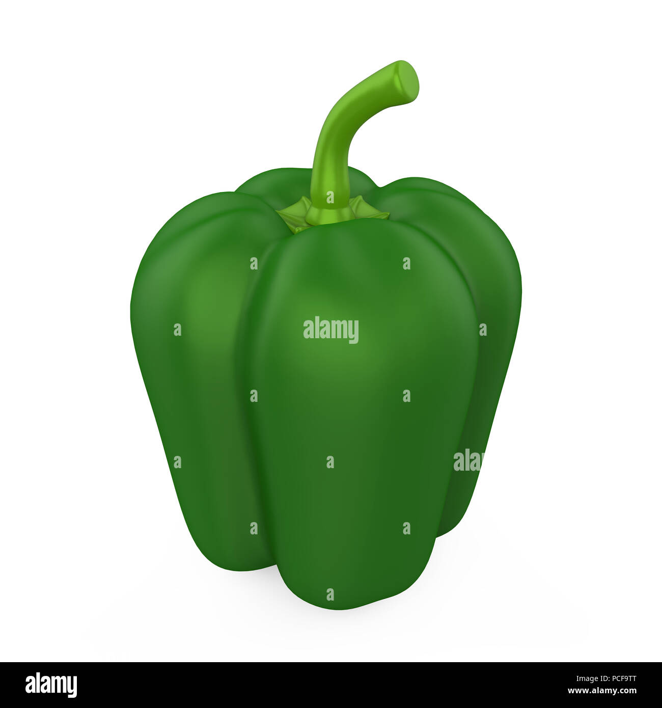 Bell Pepper Isolated Stock Photo - Alamy
