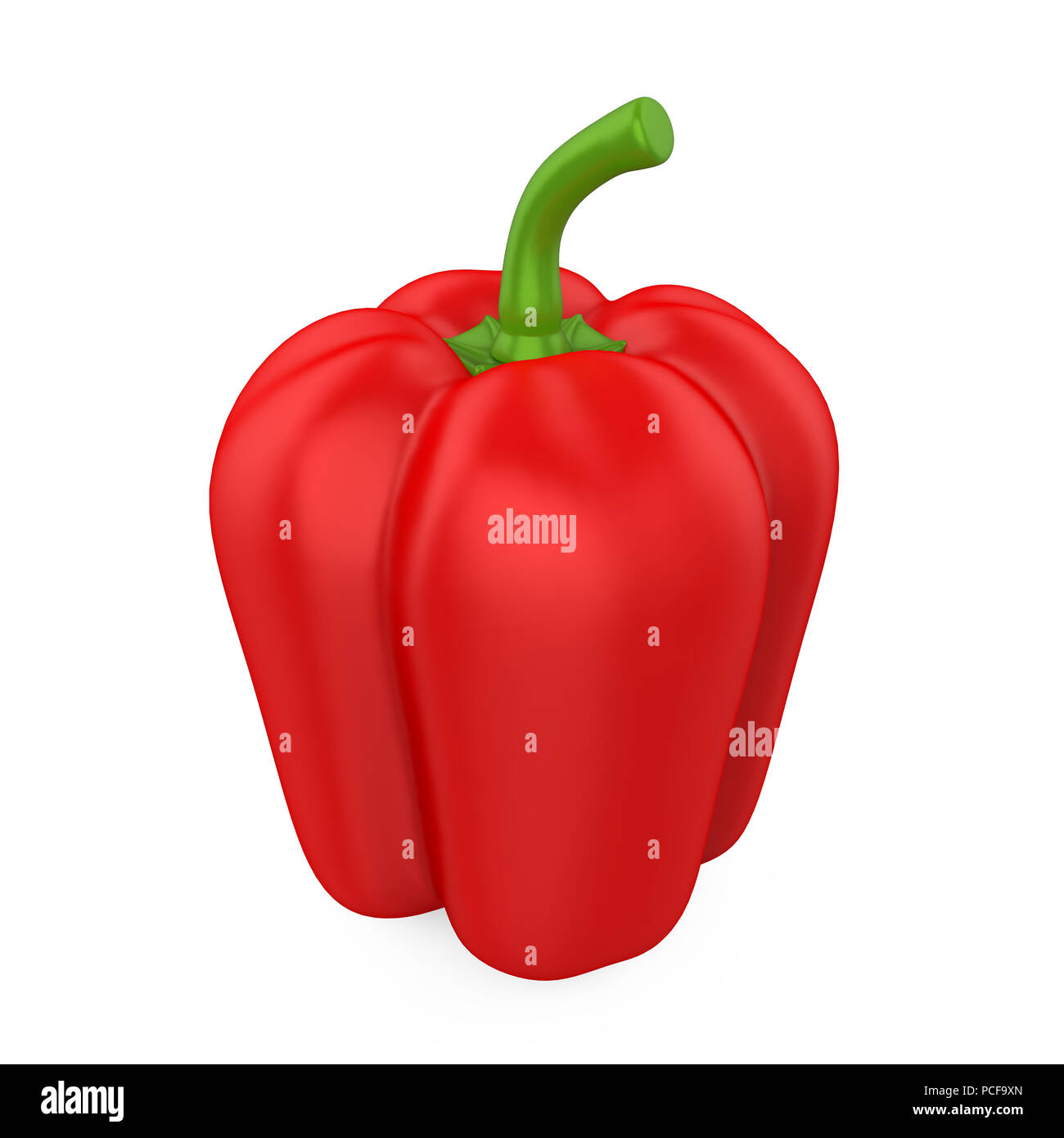 Bell pepper plant Cut Out Stock Images & Pictures - Alamy