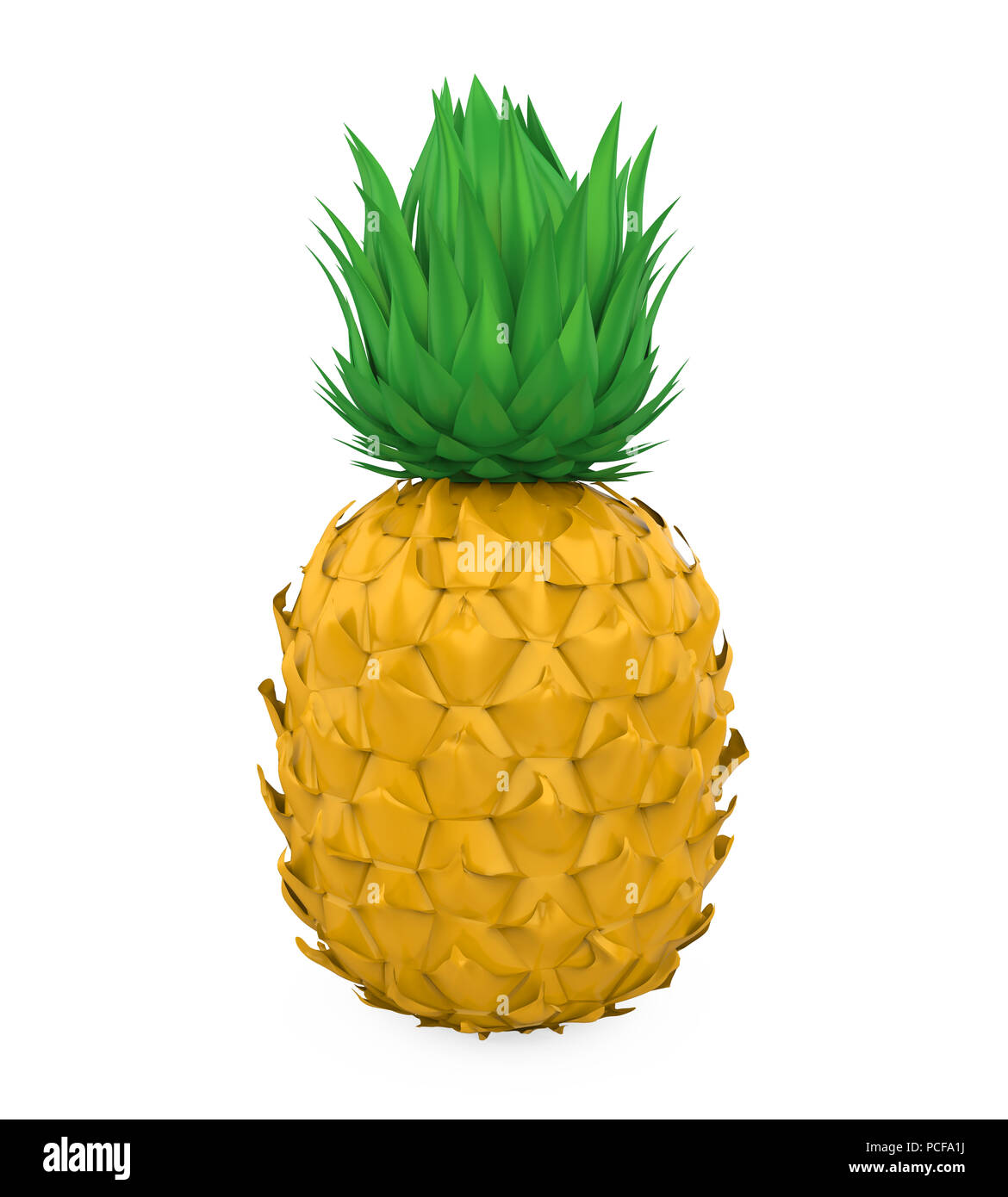 Pineapple botanical Cut Out Stock Images & Pictures - Alamy