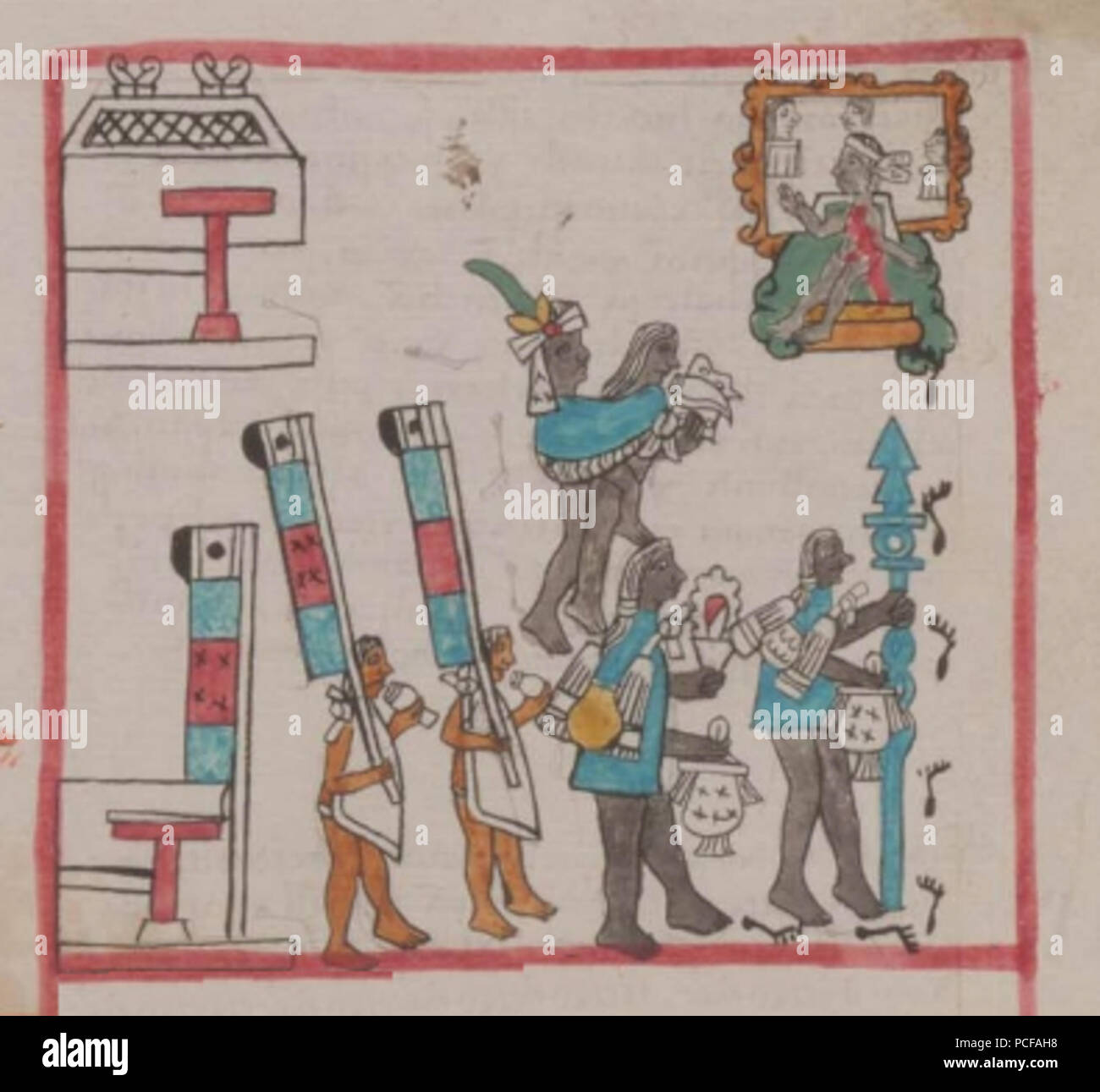 62 Atlcahualo - CM folio 1r Stock Photo - Alamy