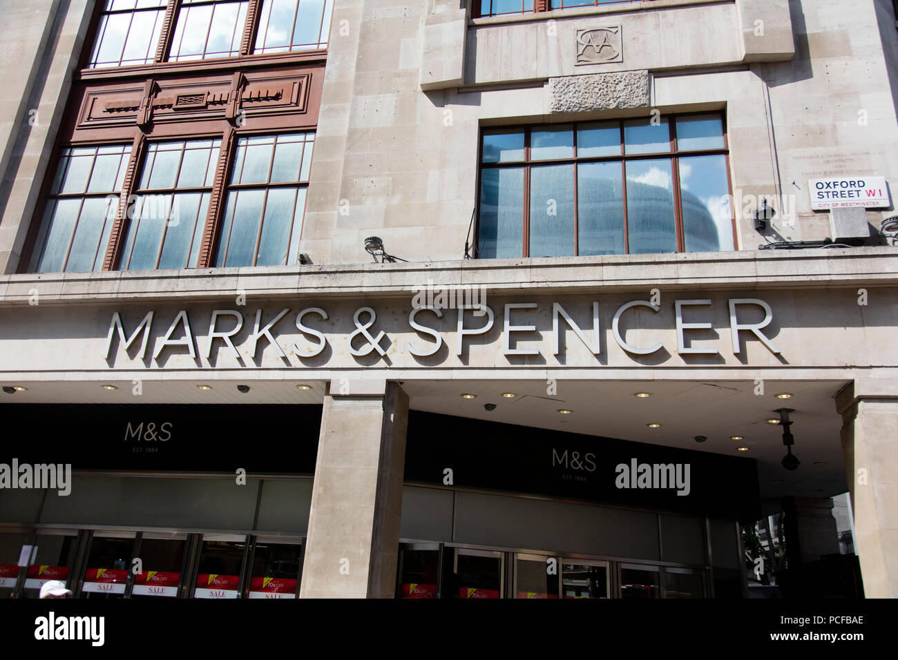 Marks And Spencer Retail Shop Storefront Shopfront High Resolution ...