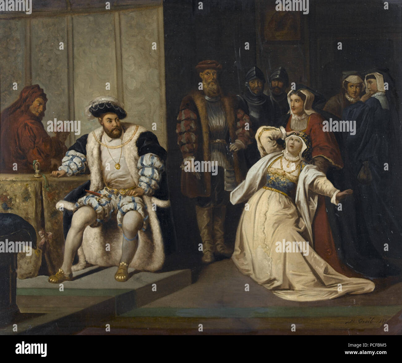 Henry viii catherine of aragon marriage hi-res stock photography and ...