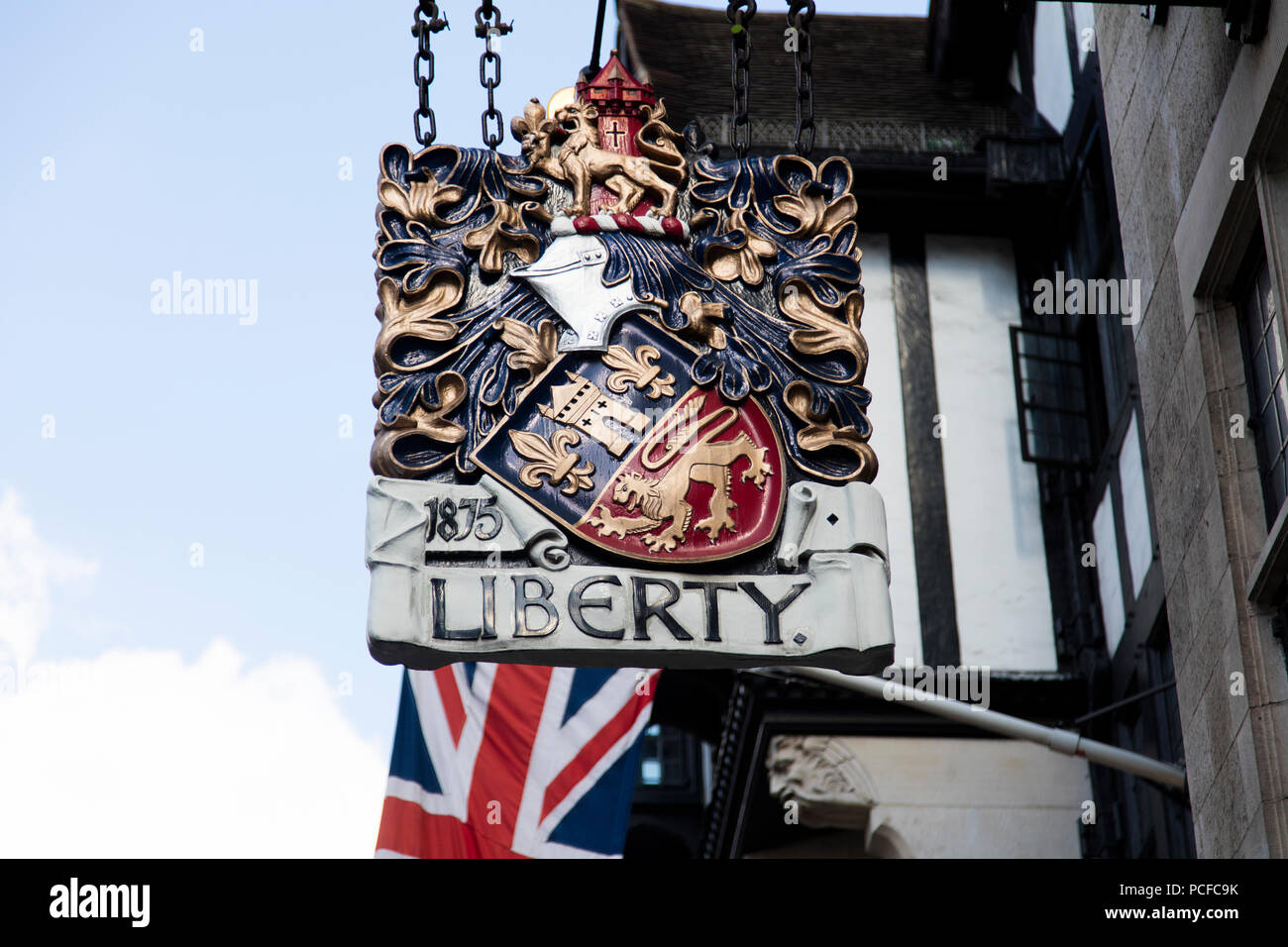 Logo liberty london store hi-res stock photography and images - Alamy