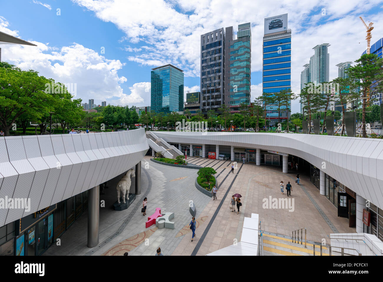 Seoul, South Korea - July 3, 2018 : Coex Convention & Exhibition Center ...