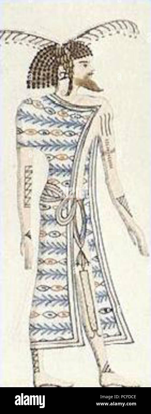 80 Berber ancient Libyan; as depicted in the tomb of Seti I Stock Photo ...