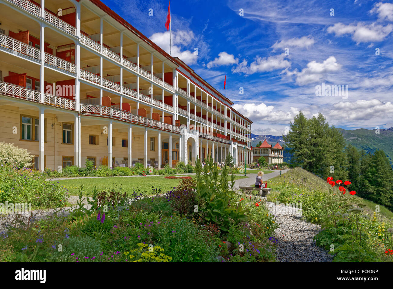 Mountain lodge Schatzalp, Schatzalp, Davos, Canton Graubünden ...