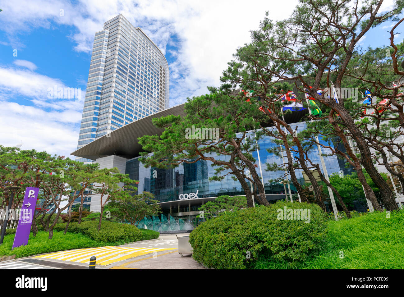 Seoul, South Korea - July 3, 2018 : Coex Convention & Exhibition Center ...