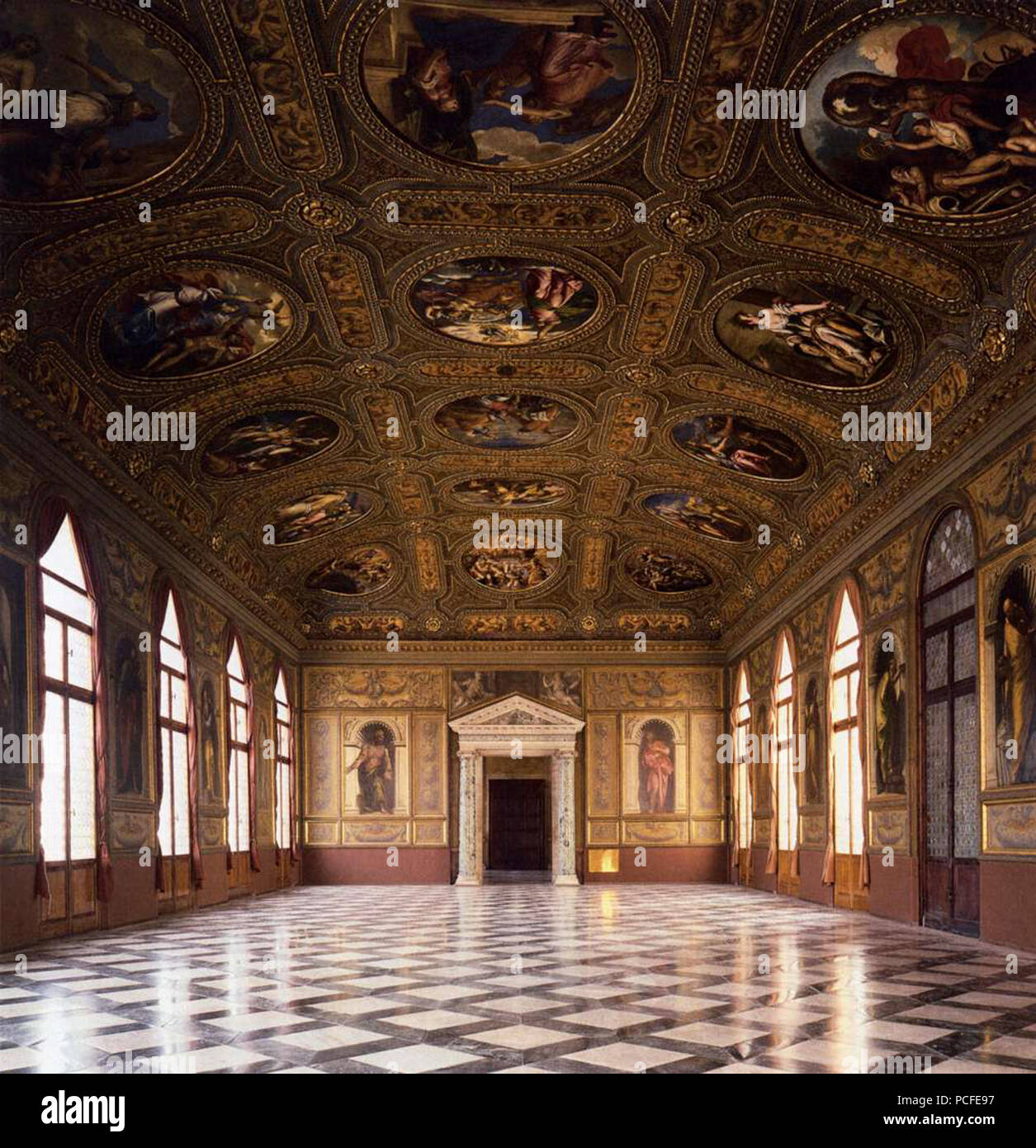 Marciana library ceiling hi-res stock photography and images - Alamy