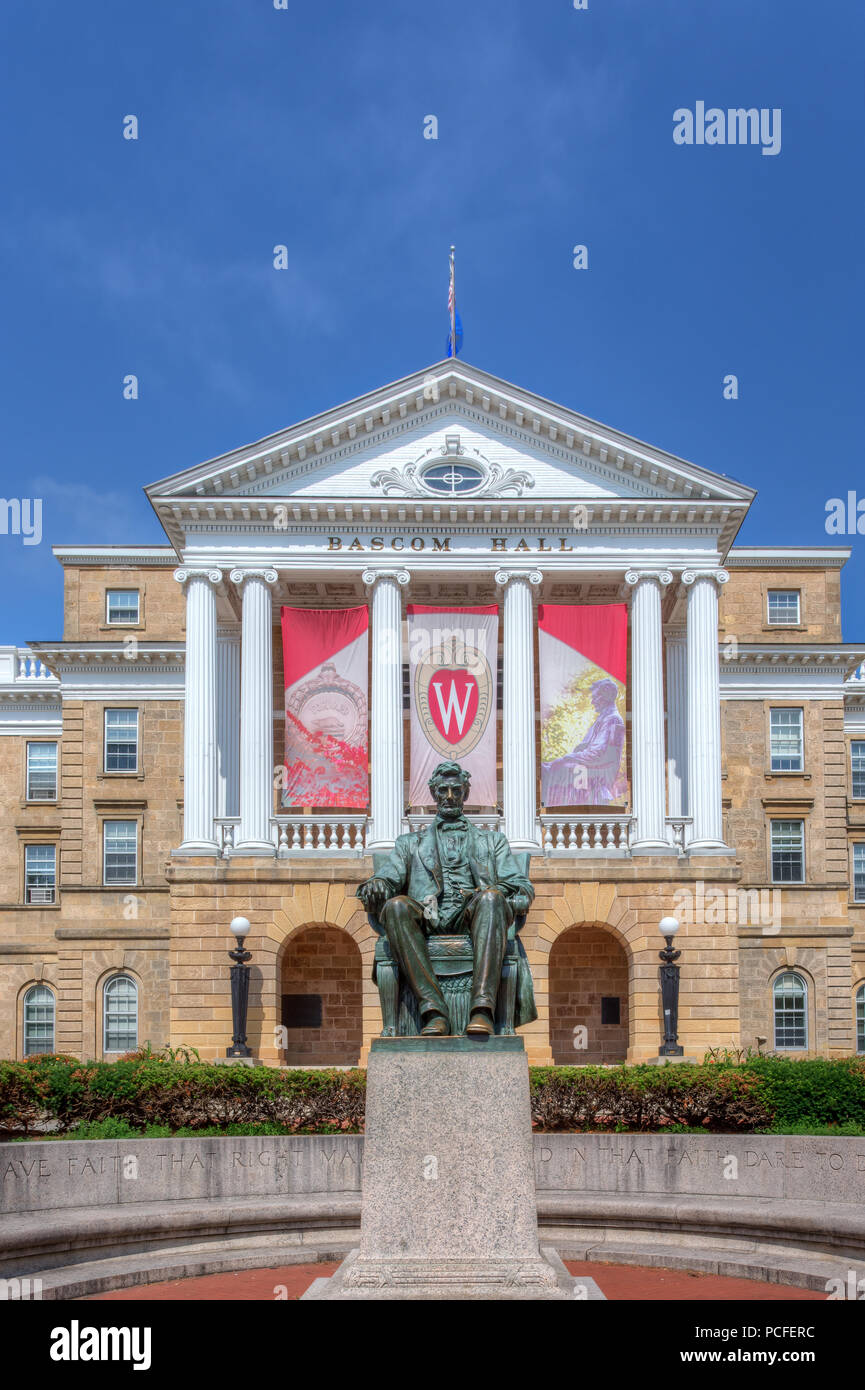 University Of Wisconsin Madison Campus At Night