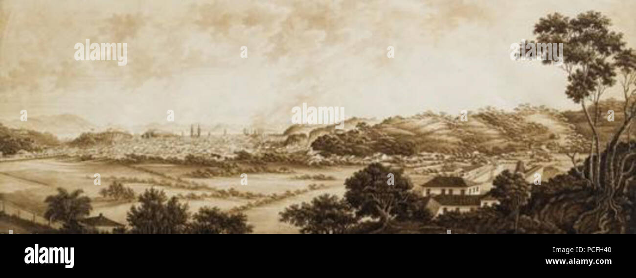 113 Carl Robert Edler von der Planitz - Vista geral do Rio de Janeira ...