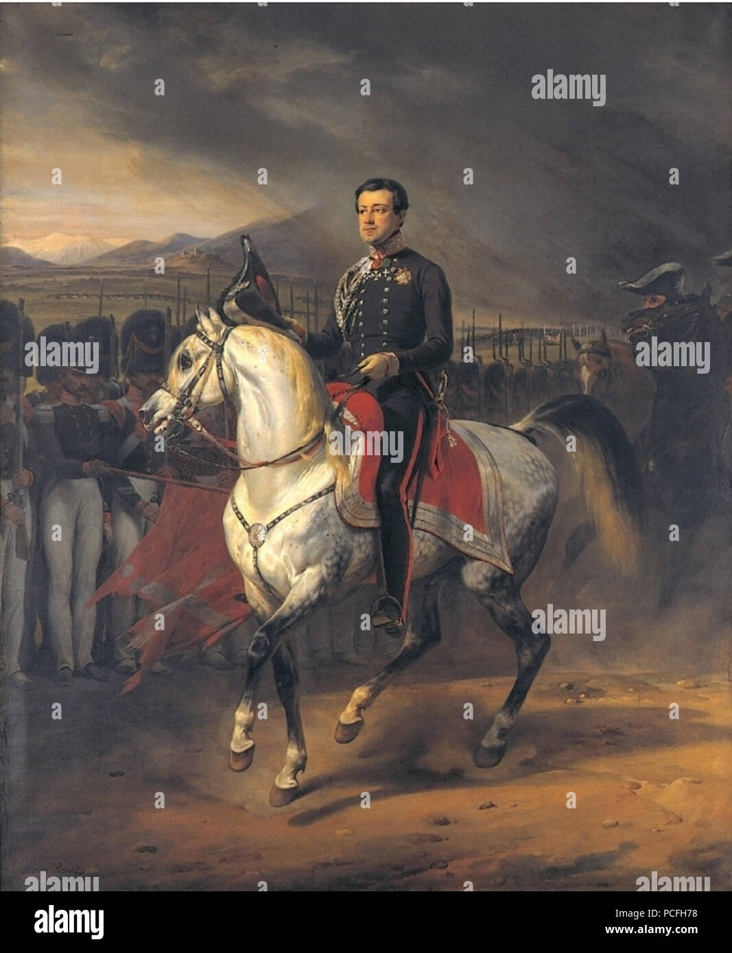 Carlo alberto painting hi-res stock photography and images - Alamy