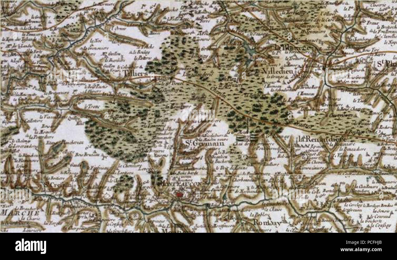 The cassini map france hi-res stock photography and images - Alamy