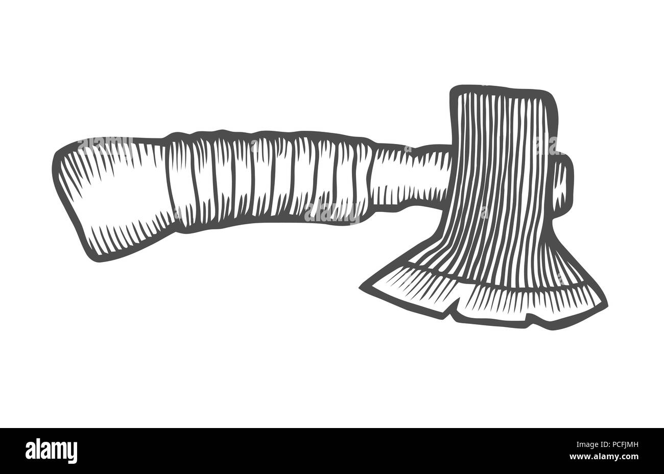 Hand Drawn Axe Sketch Stock Vector Image & Art - Alamy