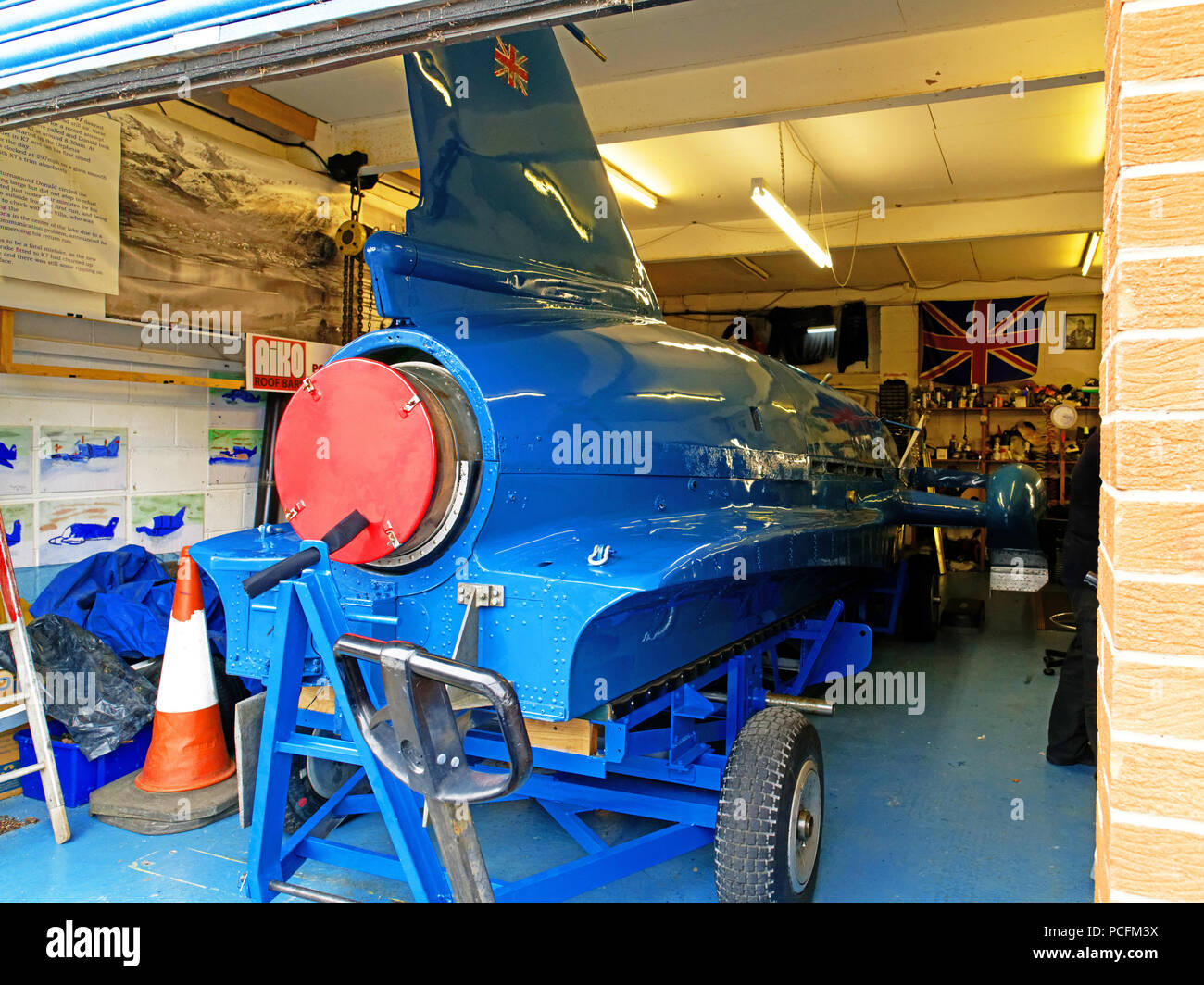 North Shields, UK. 1st August 2018. Donald Campbells Bluebird K7 ...
