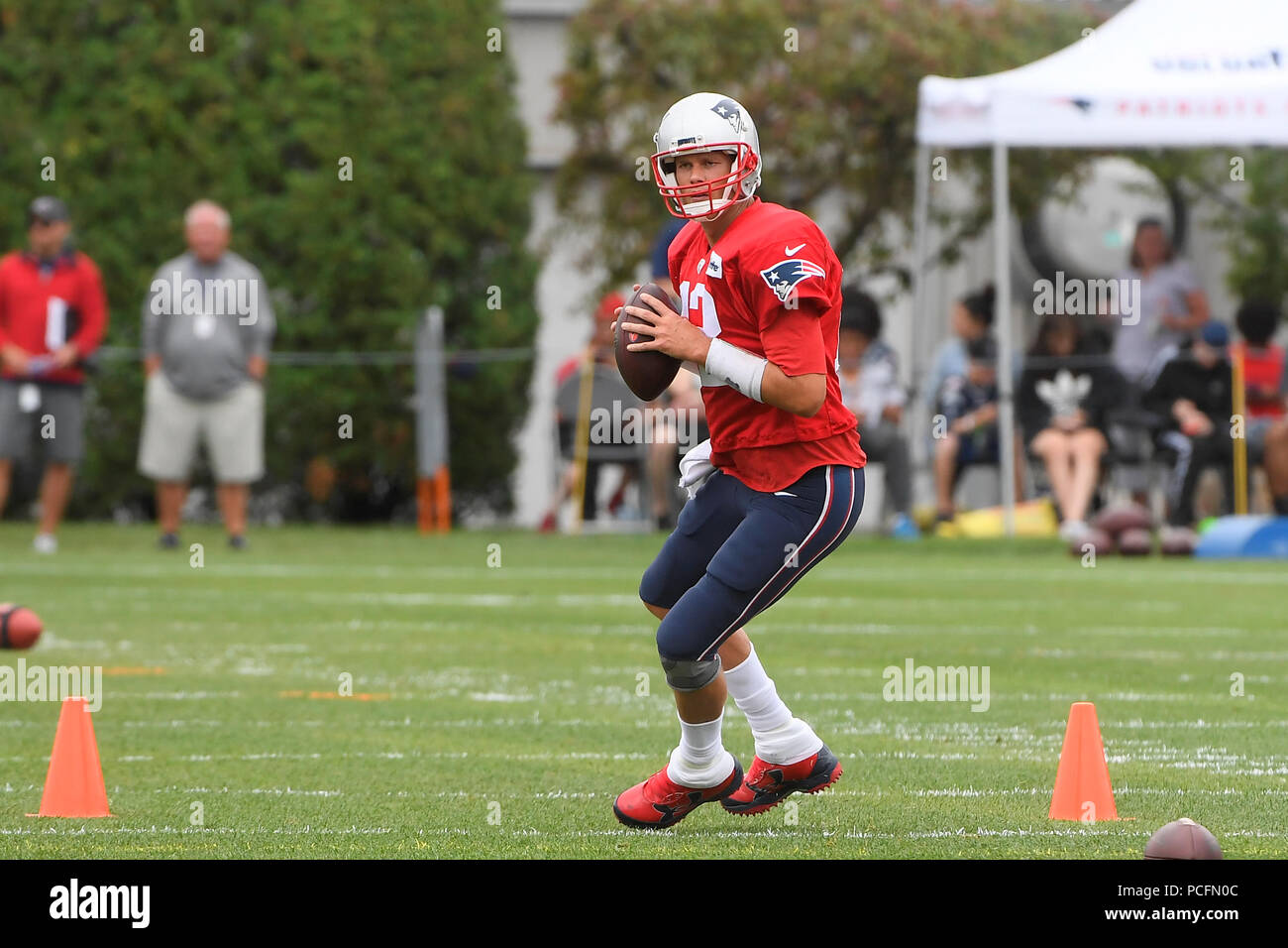 Tom brady 2018 practice hi-res stock photography and images - Alamy
