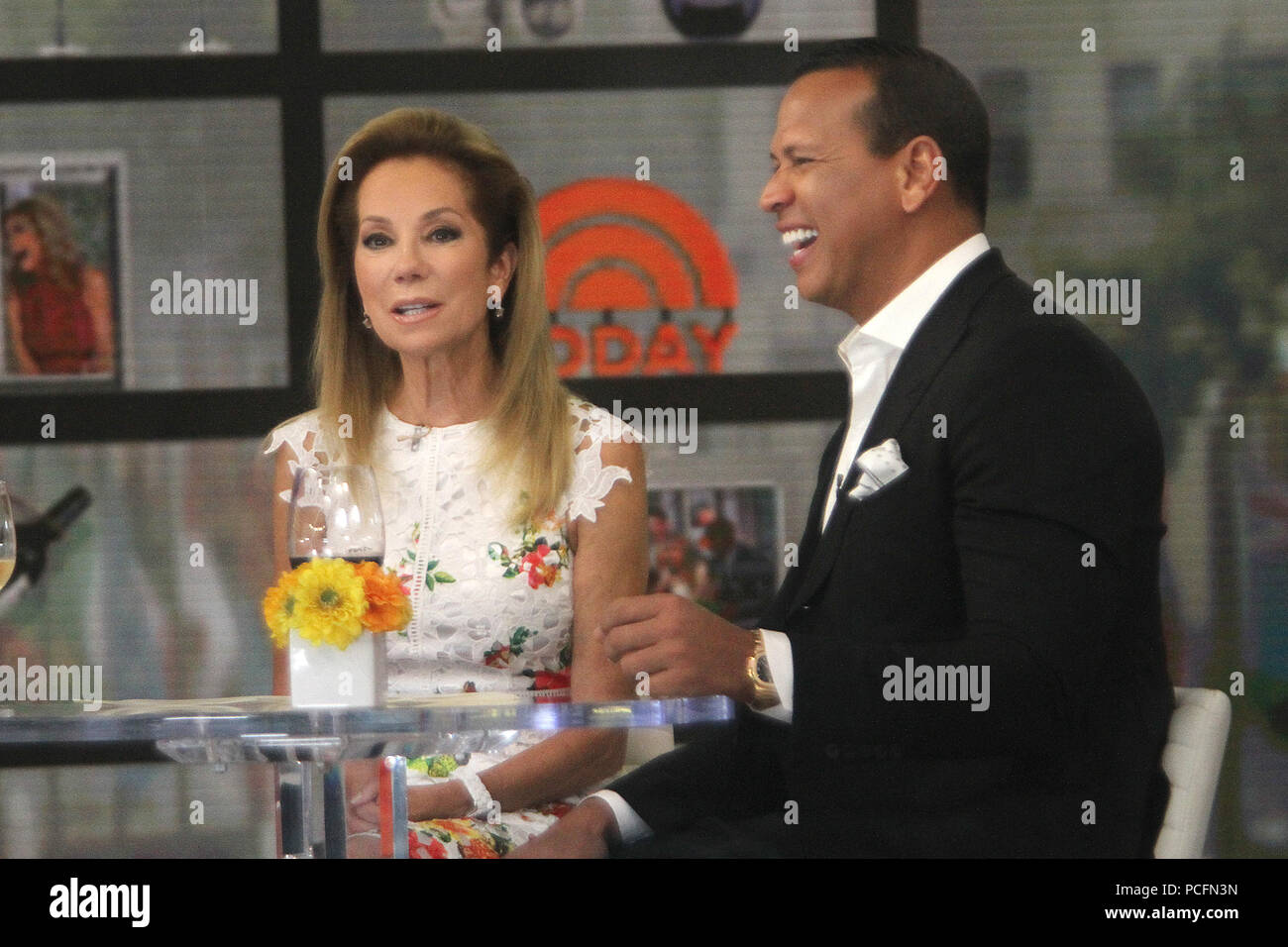 New York, NY, USA. 1st Aug, 2018. Kathie Lee Gifford and Alex Rodriguez ...