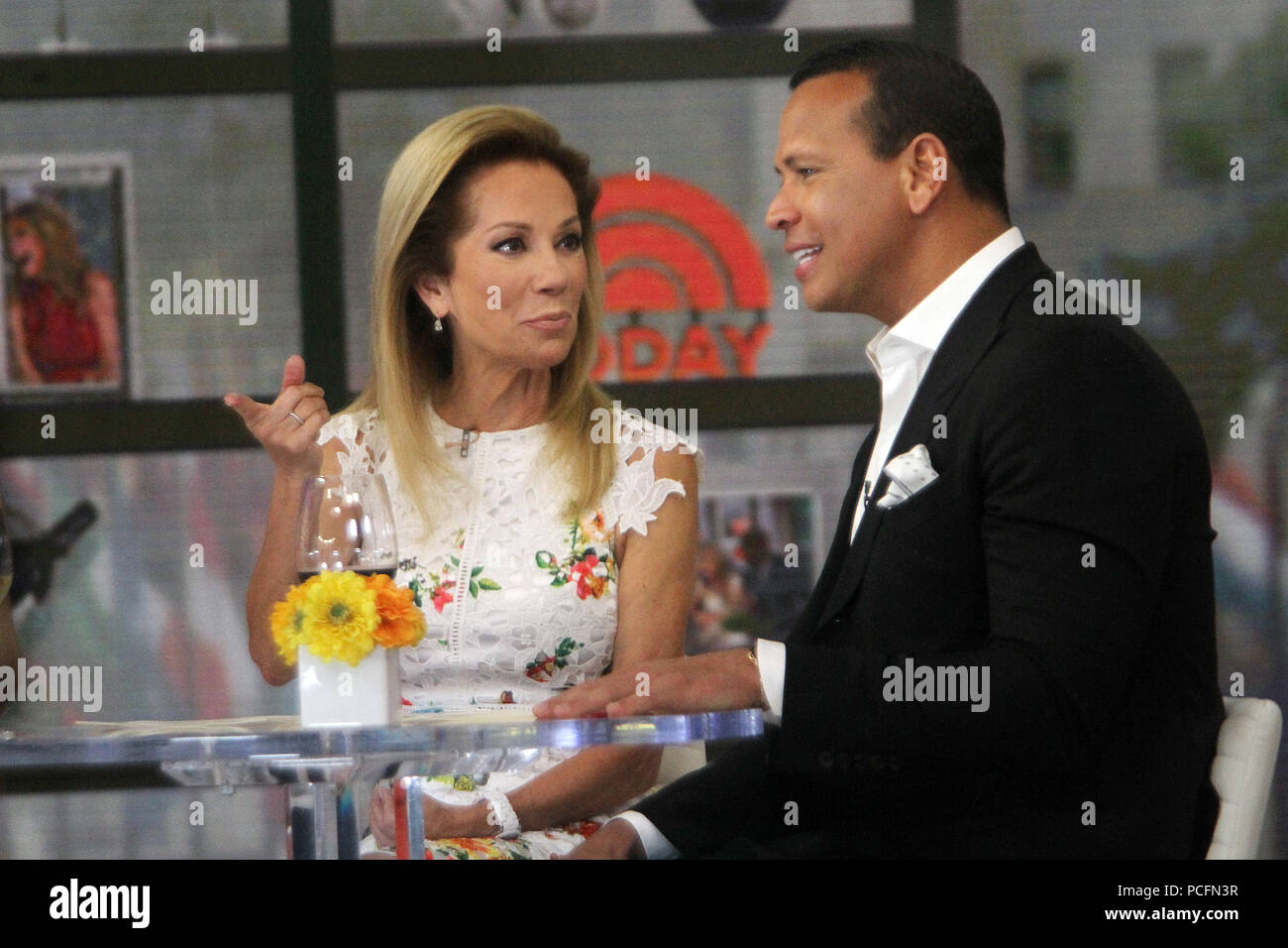 New York, NY, USA. 1st Aug, 2018. Kathie Lee Gifford and Alex Rodriguez ...