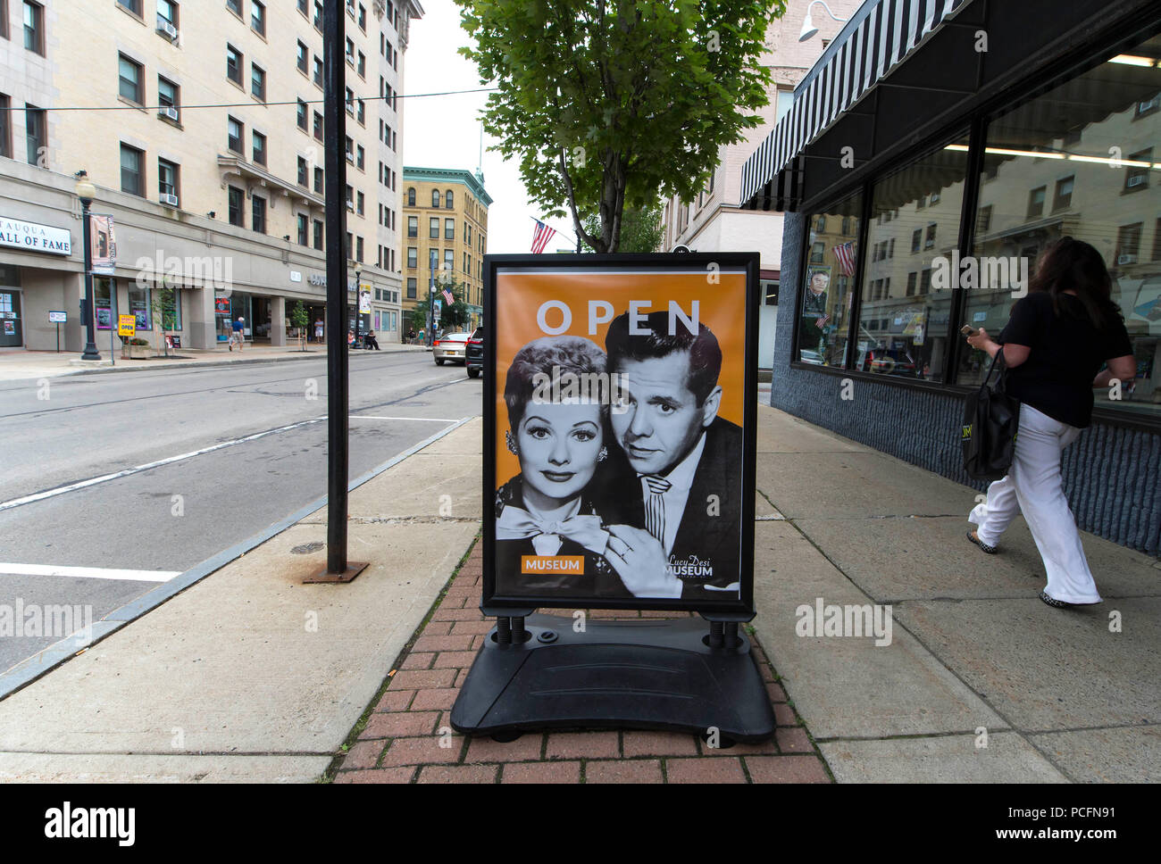 Jamestown, New York, USA. 01st Aug, 2018. Located in Lucille Ball's ...