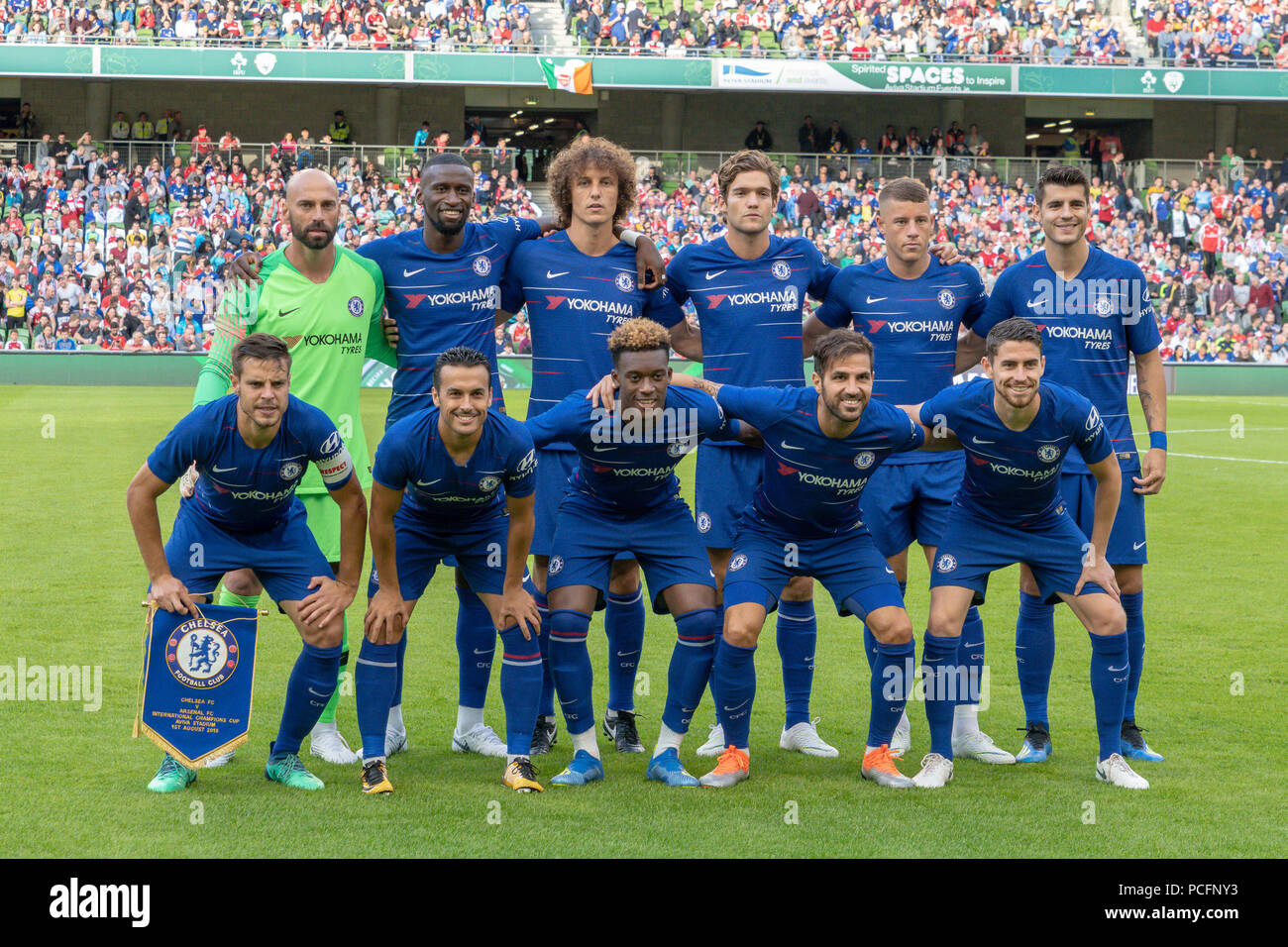 Chelsea football team 2018 hi-res stock photography and images - Alamy