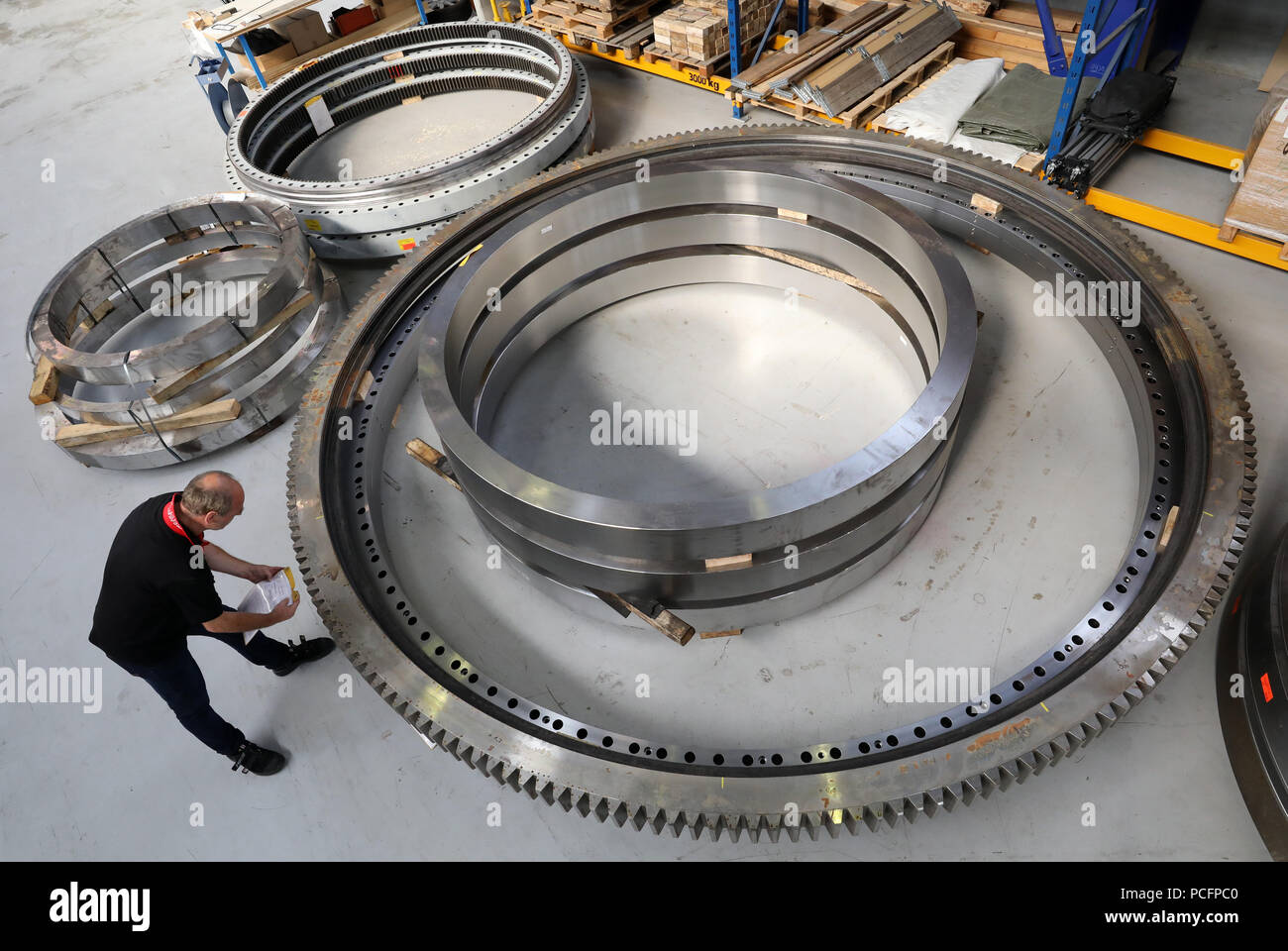 Rostock, Germany. 01st Aug, 2018. At the German large-diameter ...