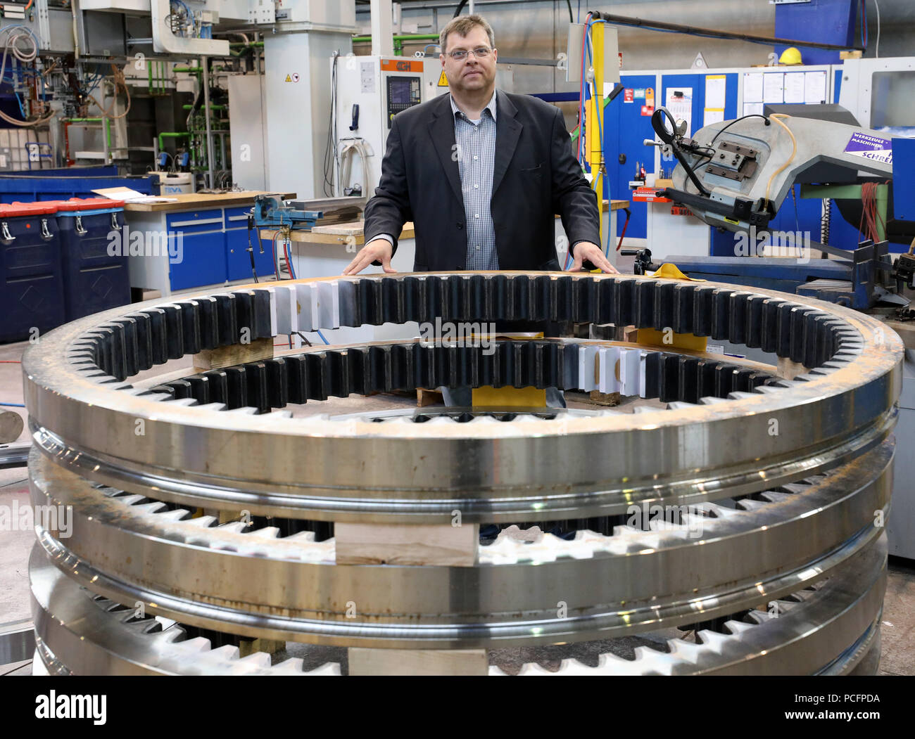 Rostock, Germany. 01st Aug, 2018. At the German large-diameter ...