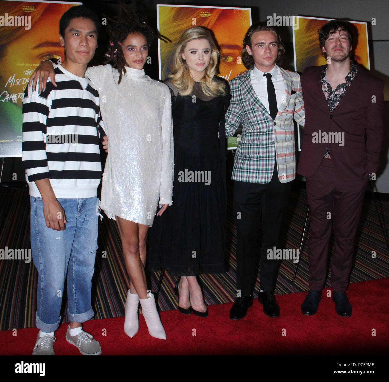 New York, USA. 1st Aug 2018. Forrest Goodluck, Sasha Lane, Chloe Grace ...