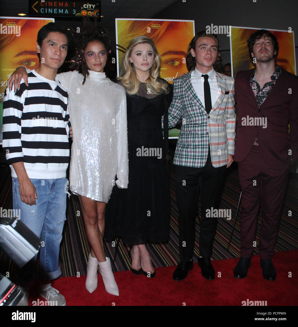 New York, USA. 1st Aug 2018. Forrest Goodluck, Sasha Lane, Chloe Grace ...