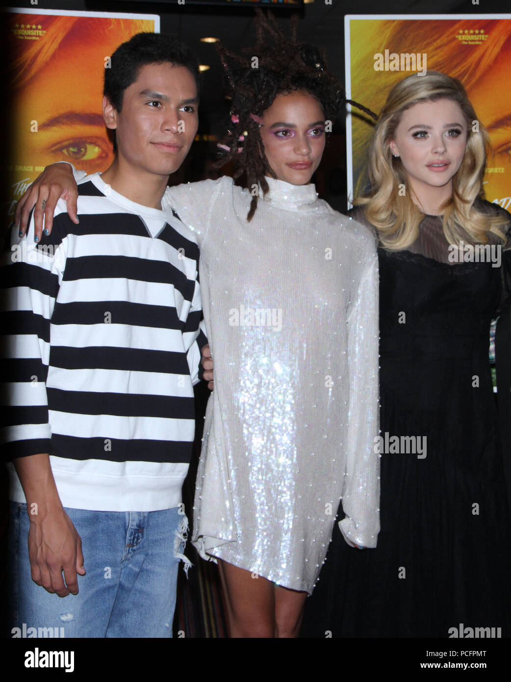 New York, USA. 1st Aug 2018. Forrest Goodluck, Sasha Lane, Chloe Grace ...
