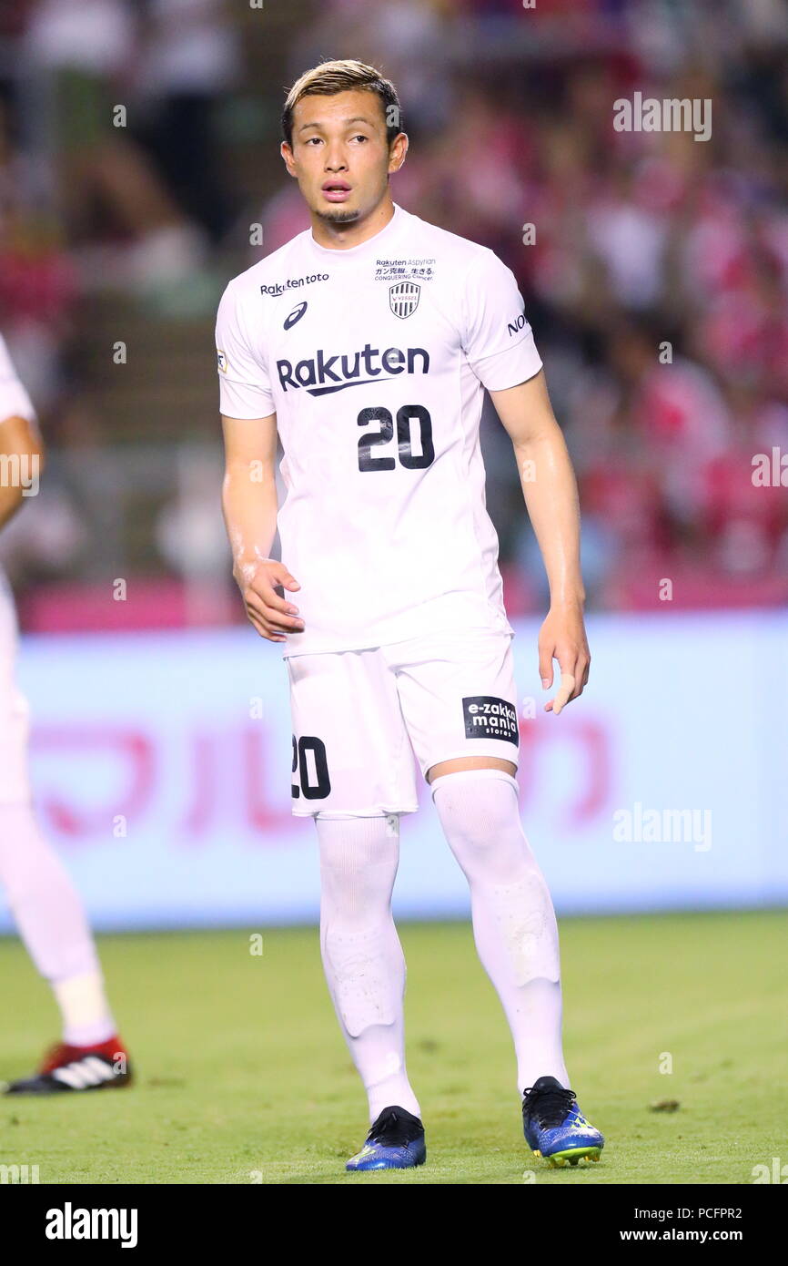 Osaka, Japan. 1st Aug, 2018. Asahi Masuyama (Vissel) Football/Soccer ...