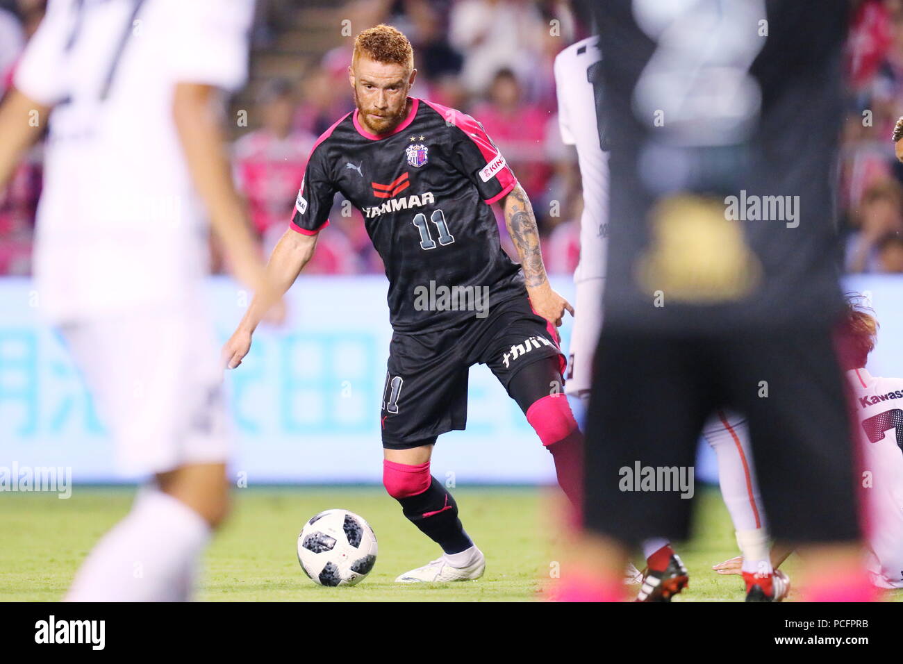 Osaka, Japan. 1st Aug, 2018. Souza (Cerezo) Football/Soccer : 2018 J1 ...