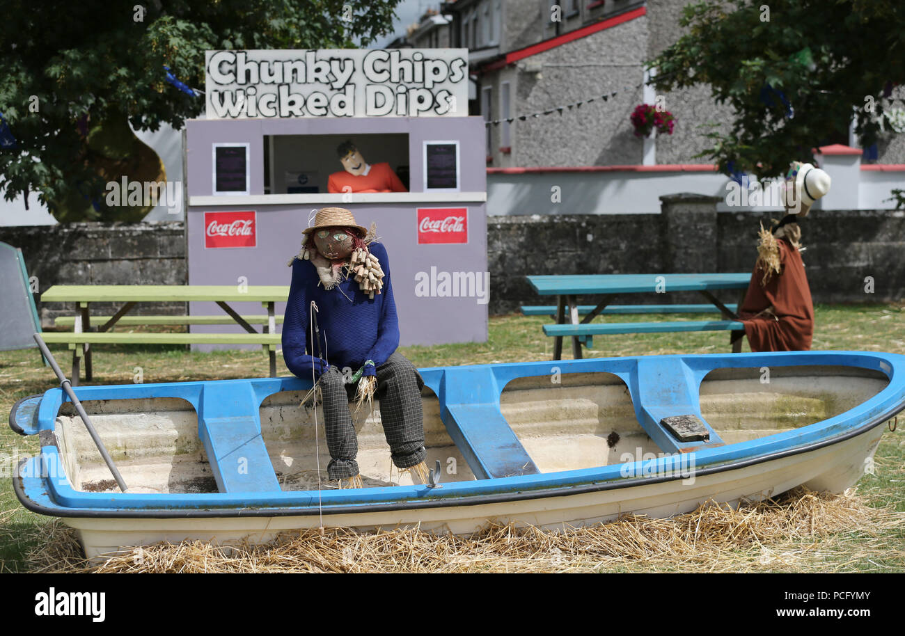 Durrow, Co Laois, Ireland. 2nd August, 2018. The ‘Electric Scarecrow ...