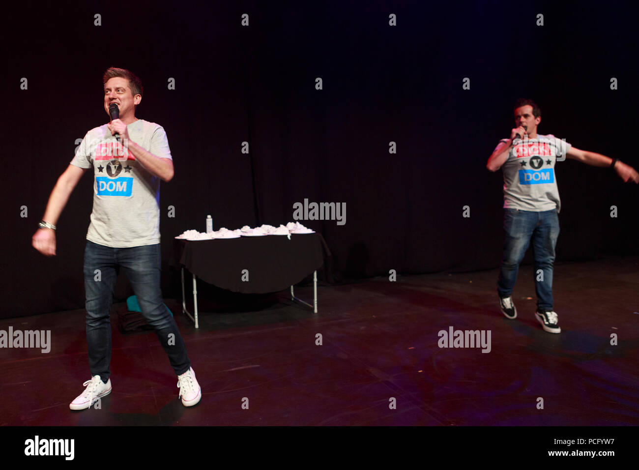 Edinburgh, Scotland. UK. 1 August 2018. Press launch call Underbelly as ...