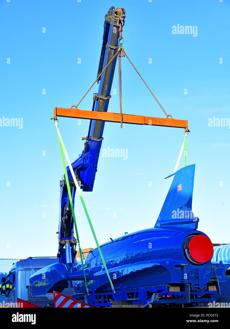 North Shields, UK. 2nd Aug 2018. Donald Campbells Bluebird K7 ...