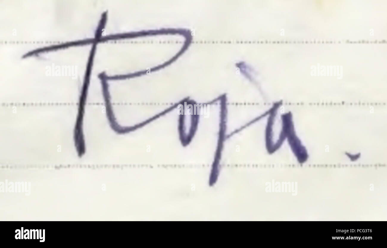Handwritten signature hi-res stock photography and images - Alamy