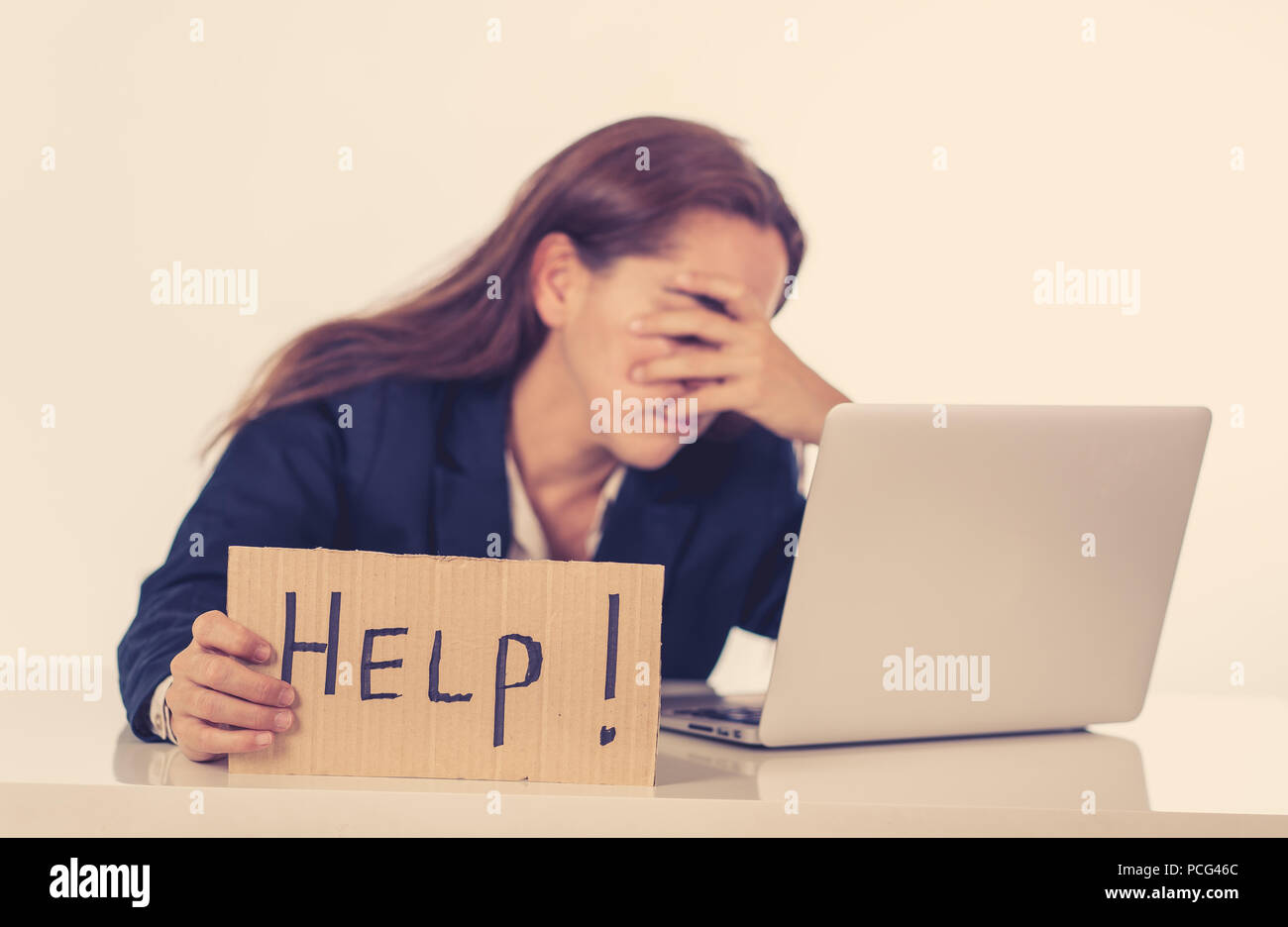 Stress computer hi-res stock photography and images - Alamy