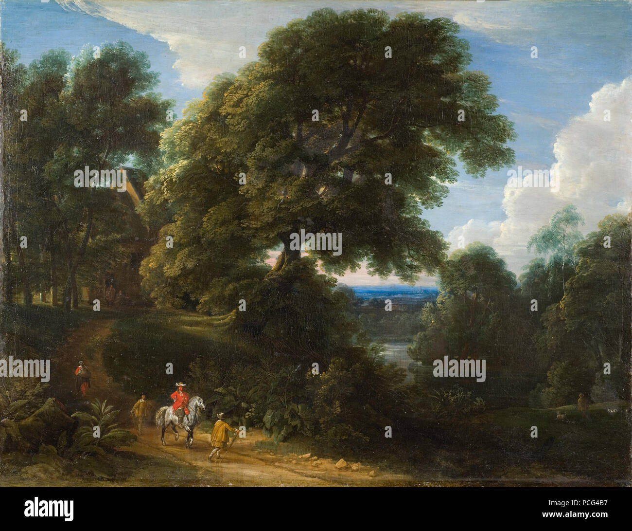 56 Landscape with a Rider in Red (Jacques d' Arthois) - Nationalmuseum ...