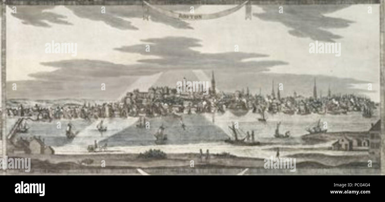 94 Boston US Cities 1810s byBoquetaDeWoiseri NYPL Stock Photo - Alamy