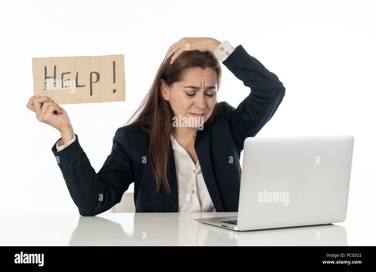 Stress computer hi-res stock photography and images - Alamy