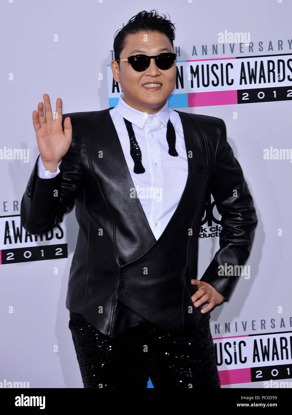 PSY at 40th American Music Awards 2012 at the Nokia Theatre In Los ...
