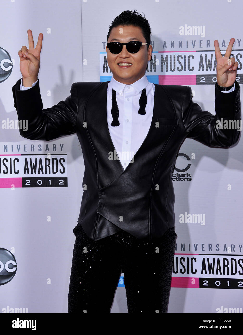 PSY at 40th American Music Awards 2012 at the Nokia Theatre In Los ...