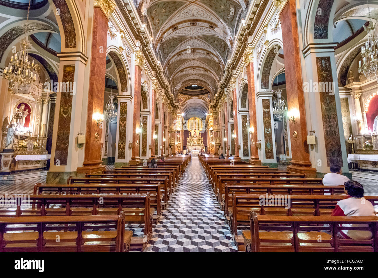 Cathedral Basilica of Salta Interior - Salta, Argentina Stock Photo - Alamy