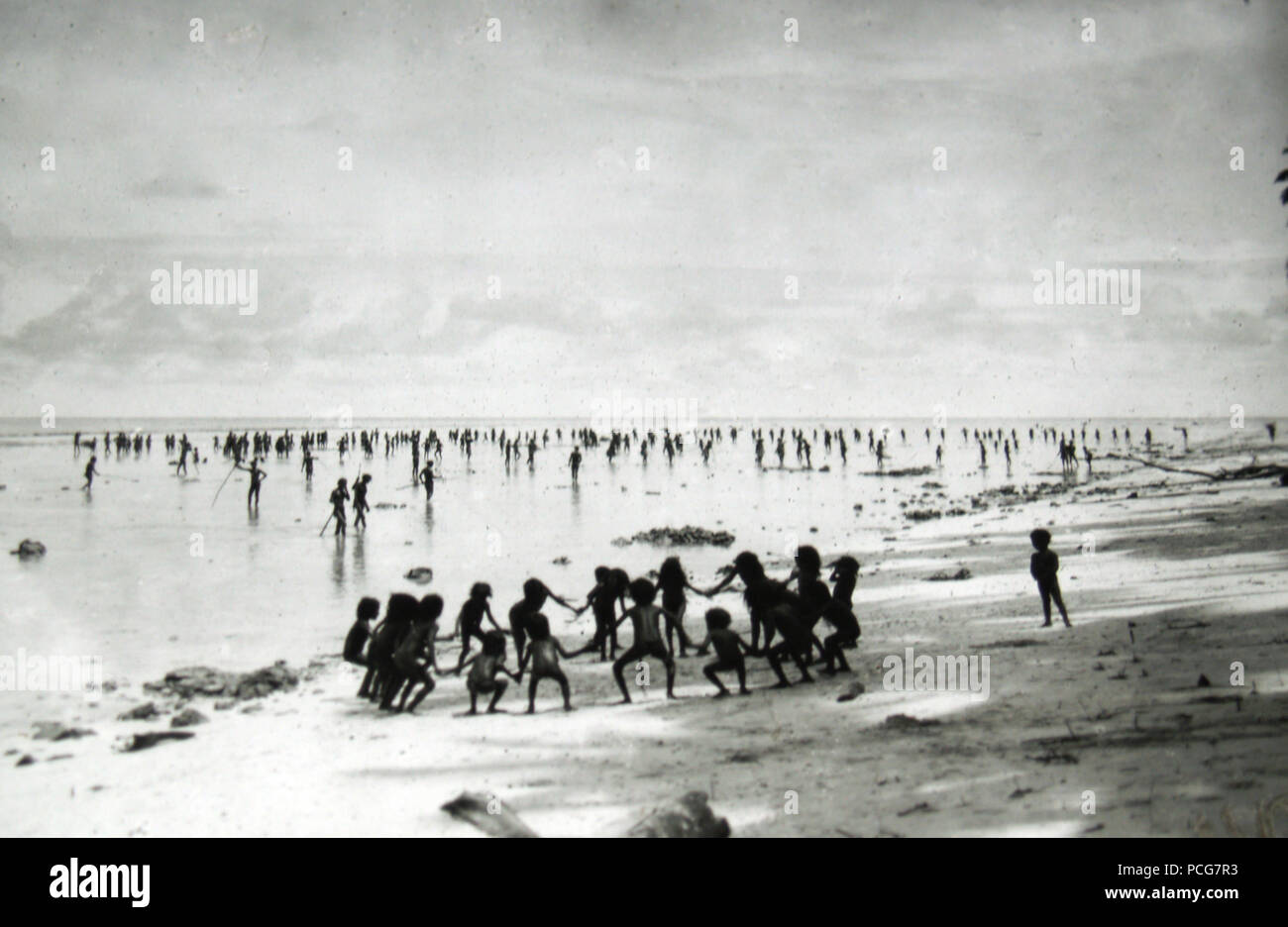 1 Group on the beach of Tobi Island (1908-1910 Stock Photo - Alamy
