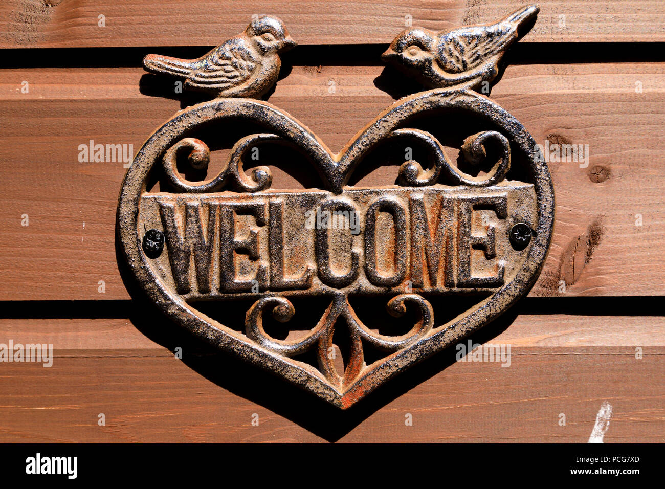 Rusty iron sign hi-res stock photography and images - Alamy