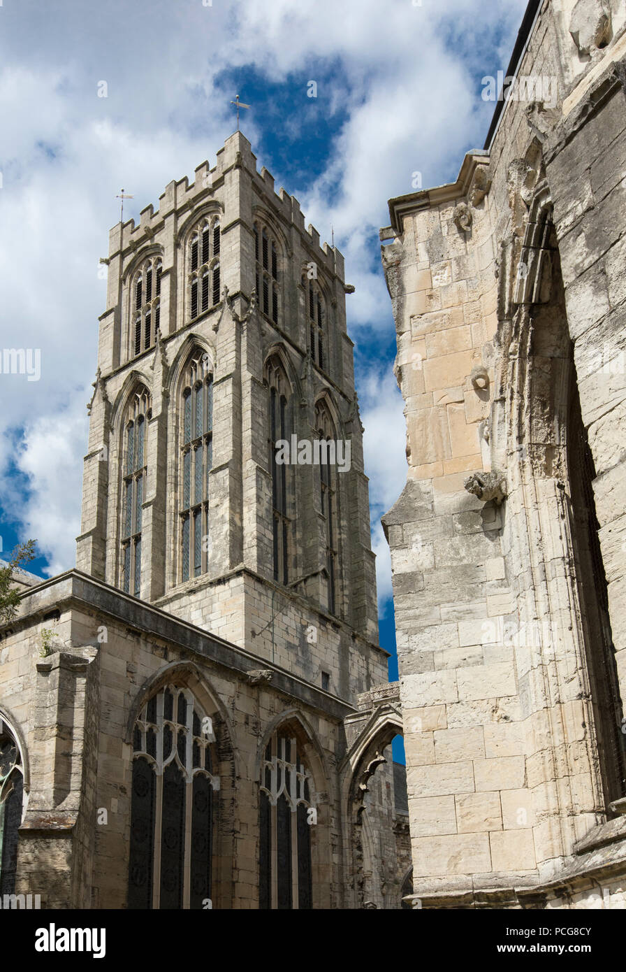 Howden minster church tower hi-res stock photography and images - Alamy