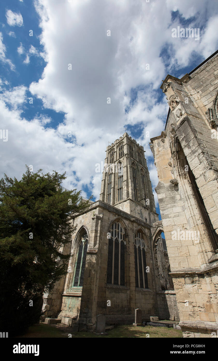 Howden minster church tower hi-res stock photography and images - Alamy