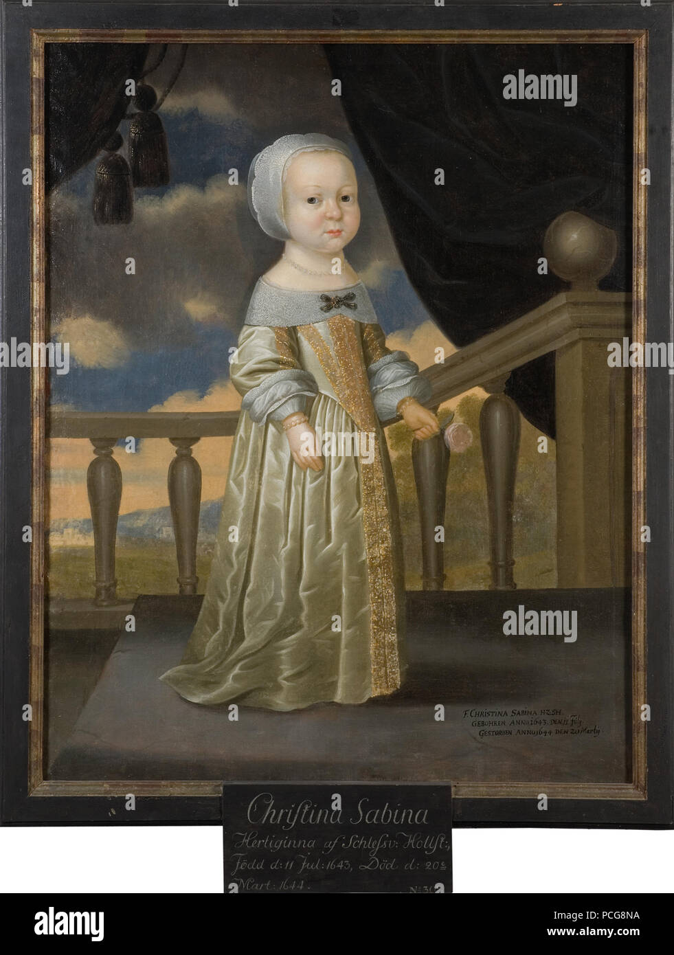 29 Kristina Sabina, 1643-44, prinsessa av Holstein-Gottorp (Julius ...