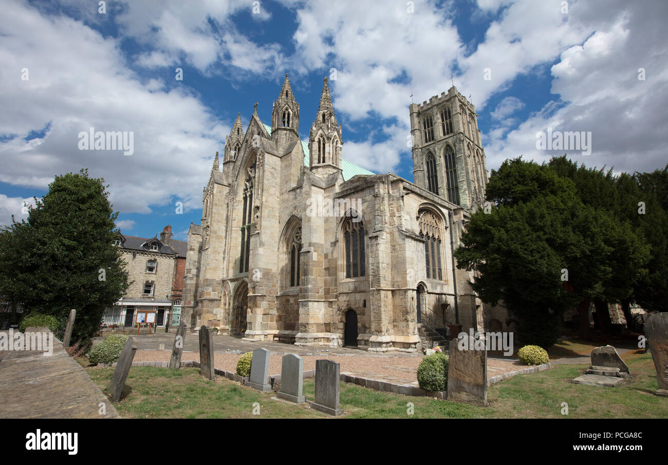 Howden minster church tower hi-res stock photography and images - Alamy
